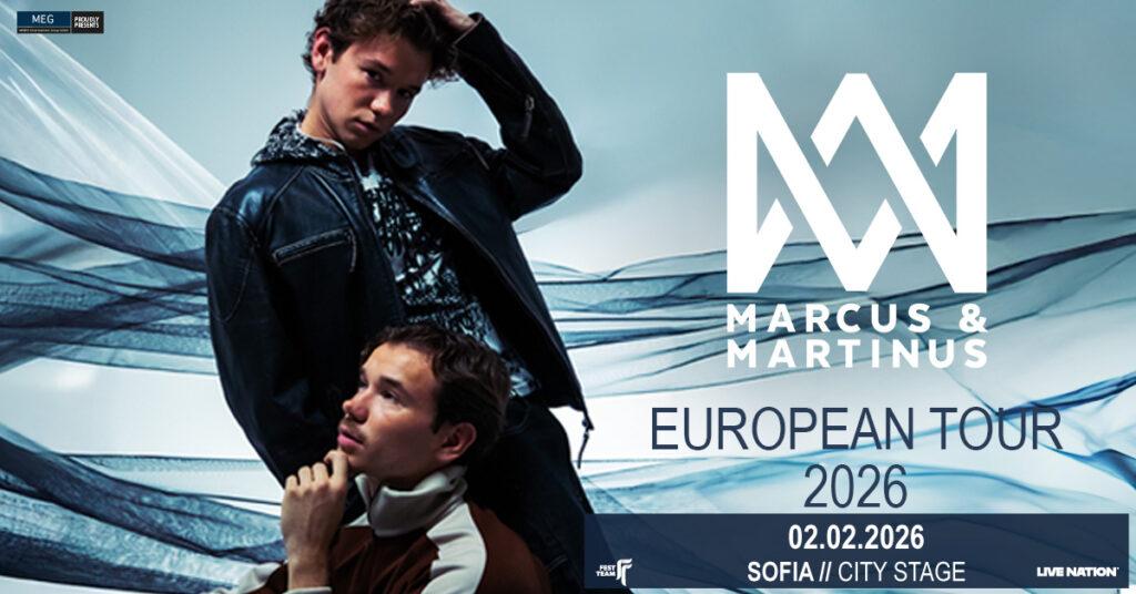 Новата скандинавска поп вълна Marcus & Martinus с концерт в България ...